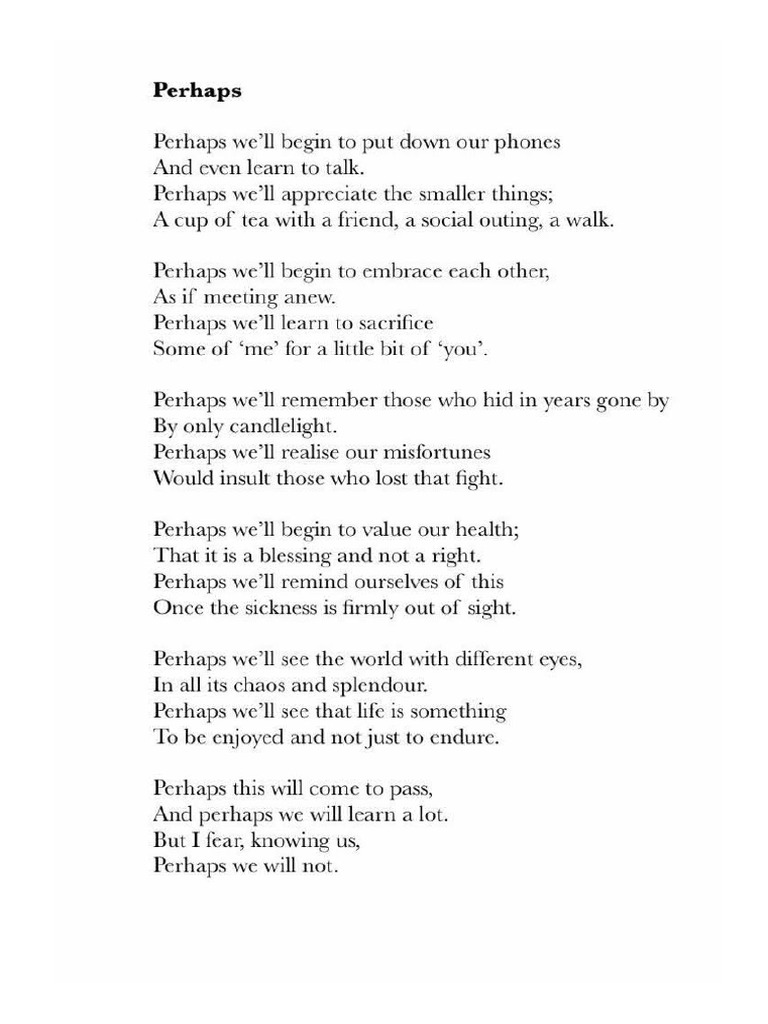 Poem Pieces | PDF