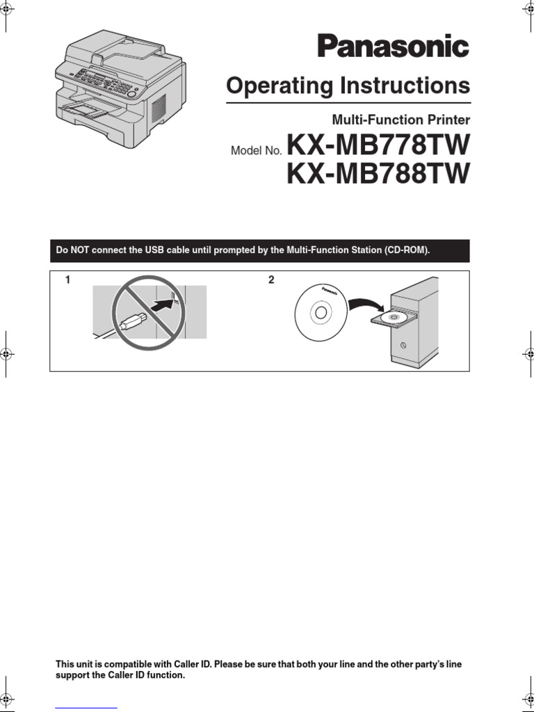 KXMB 778 TW | PDF | Image Scanner | Fax