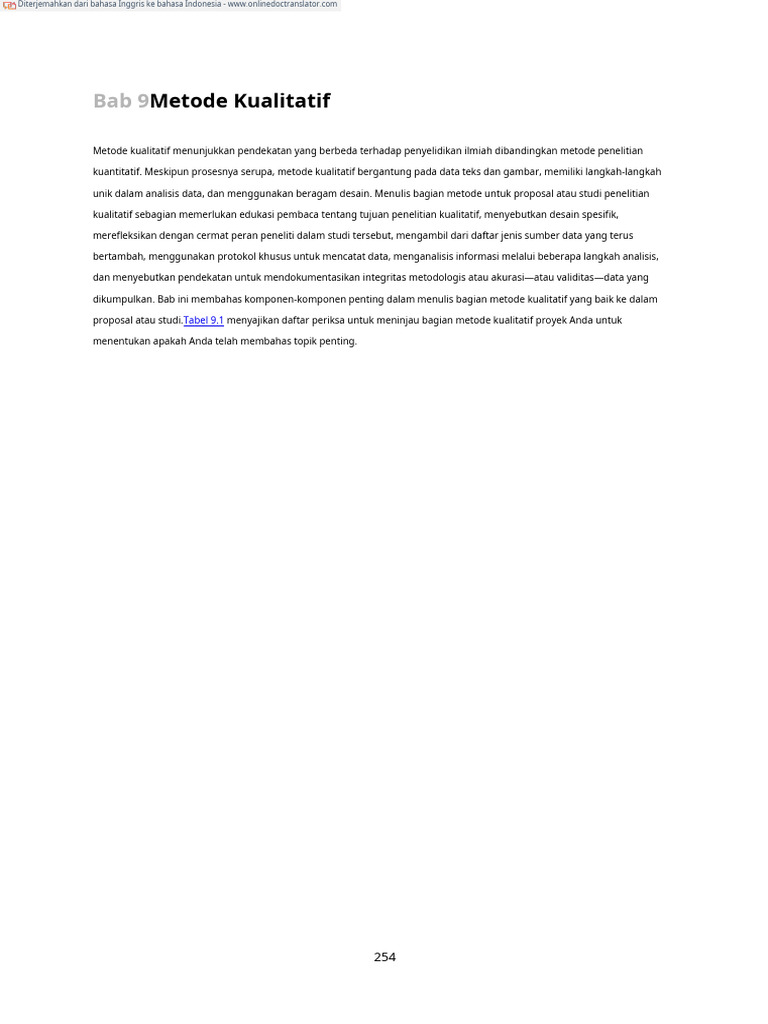Metode Kualitatif dalam Penelitian Creswell | PDF
