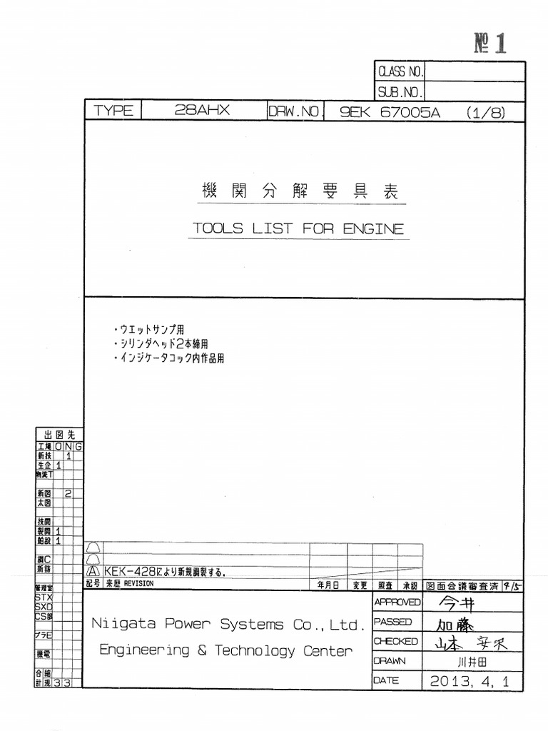 AHX Engine Special Tools | PDF