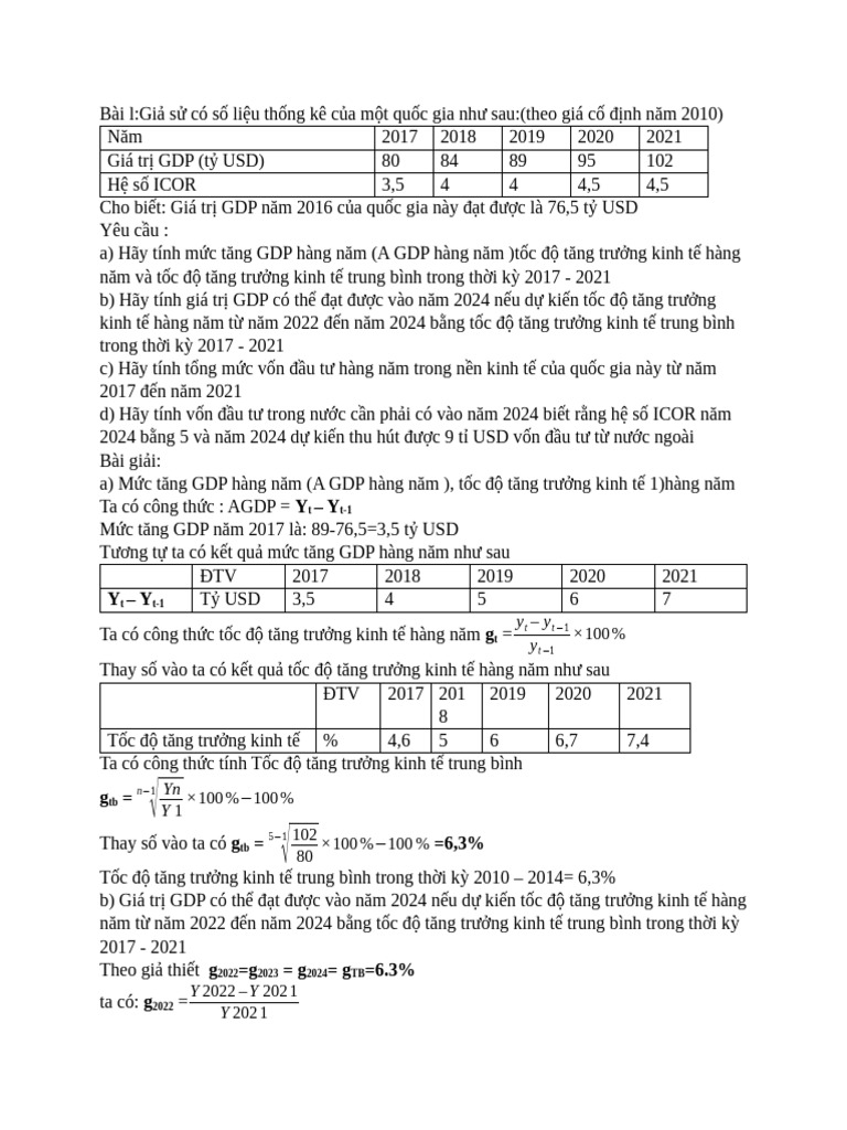 KTPT Bài Tập | PDF