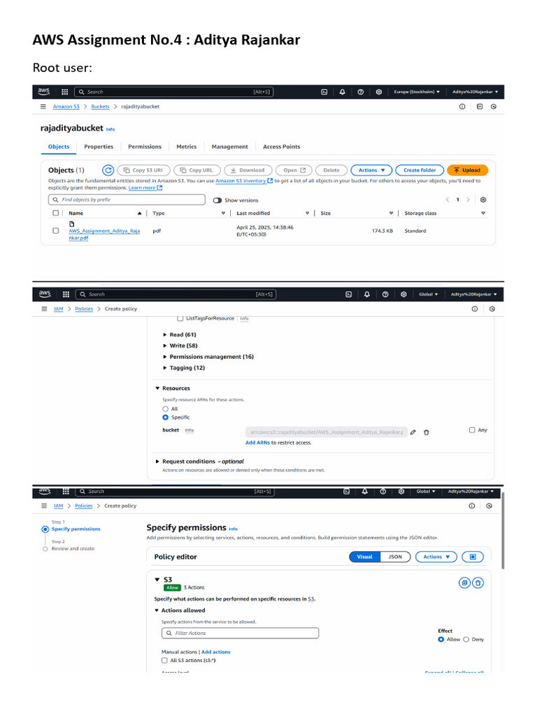 AWS Assignment No4 | PDF