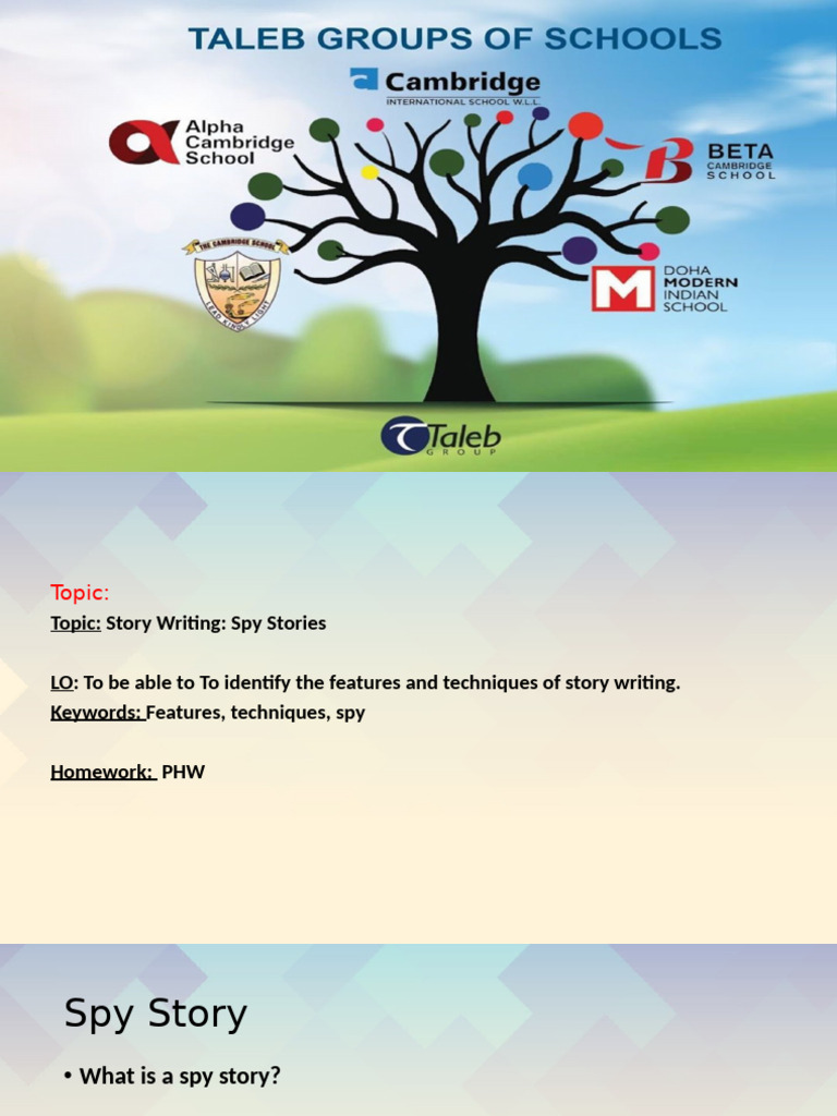 AY25-26 T1 Y7 W2 Writing Spy Story | PDF