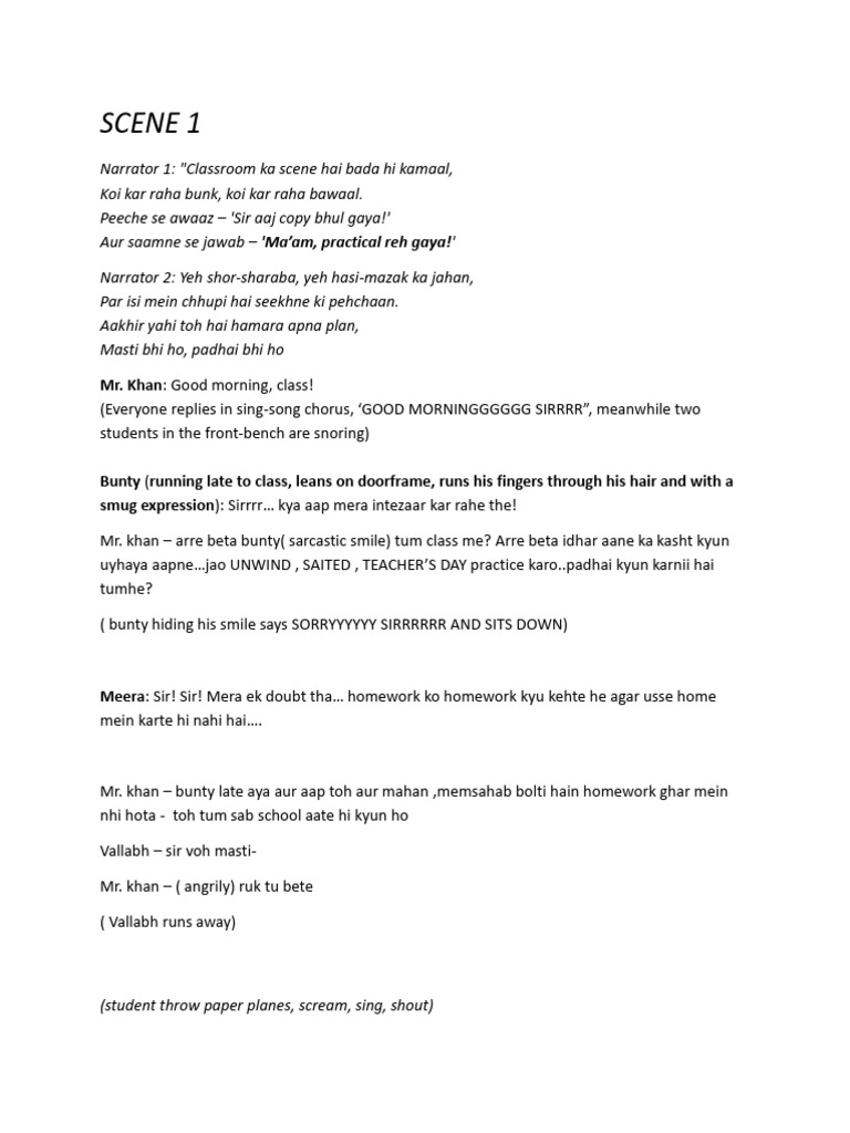 Sai Samarpan Script - Skit | PDF