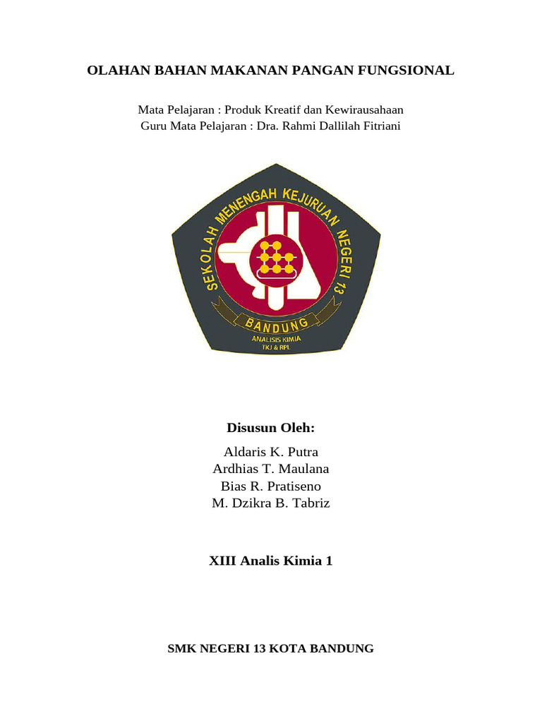 Proposal Roti Bakar | PDF