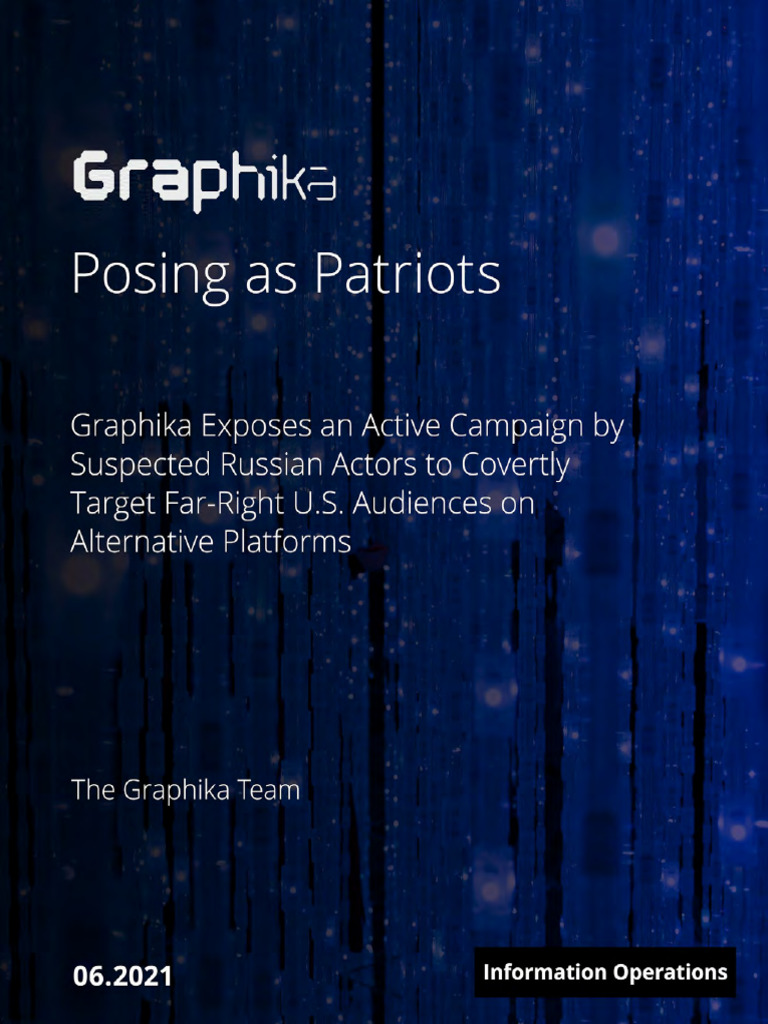 Graphika - Posing As Patriots (2021) | PDF