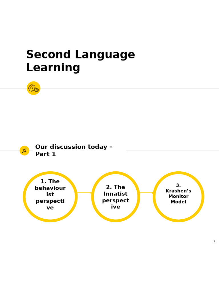 Second Language Learning An Overview Pdf Second Language Second Language Acquisition