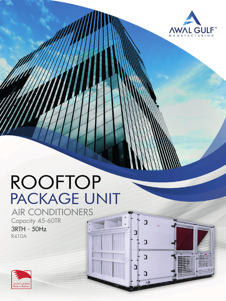 3RTH Roof Top Package 45-60TR R410A 50Hz | PDF | Air Conditioning ...