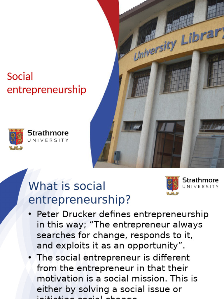 Social Entrepreneurship | PDF | Entrepreneurship | Social Entrepreneurship