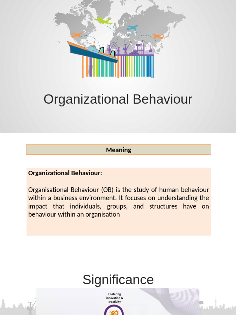 Organizational Behaviour - 10th Sept | PDF | Reinforcement ...