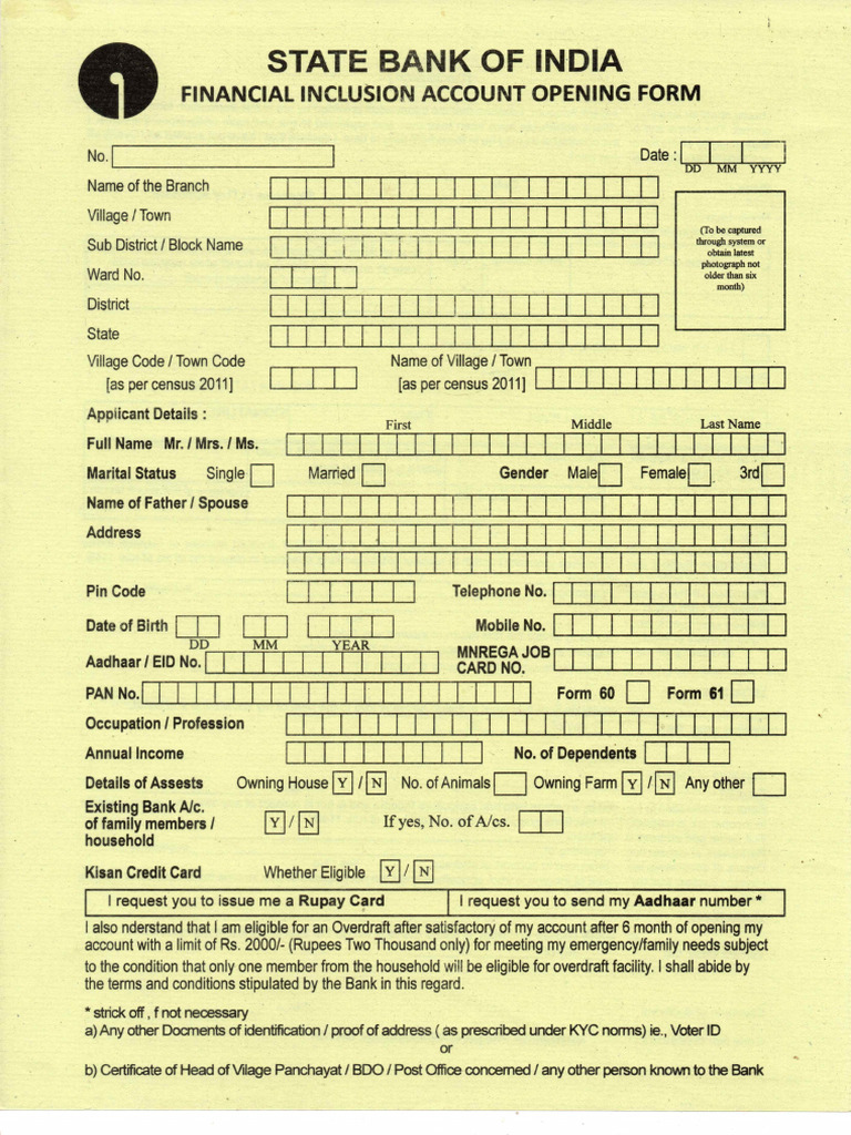 Ac Opening Manual Form | PDF