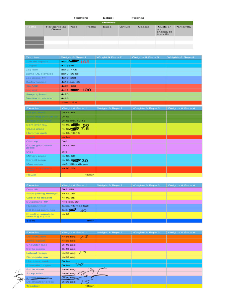 Angelica Minerva Guzman Ortiz | PDF | Weight Training | Strength Training