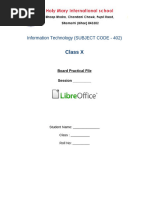 Class 10 IT Practicals | PDF