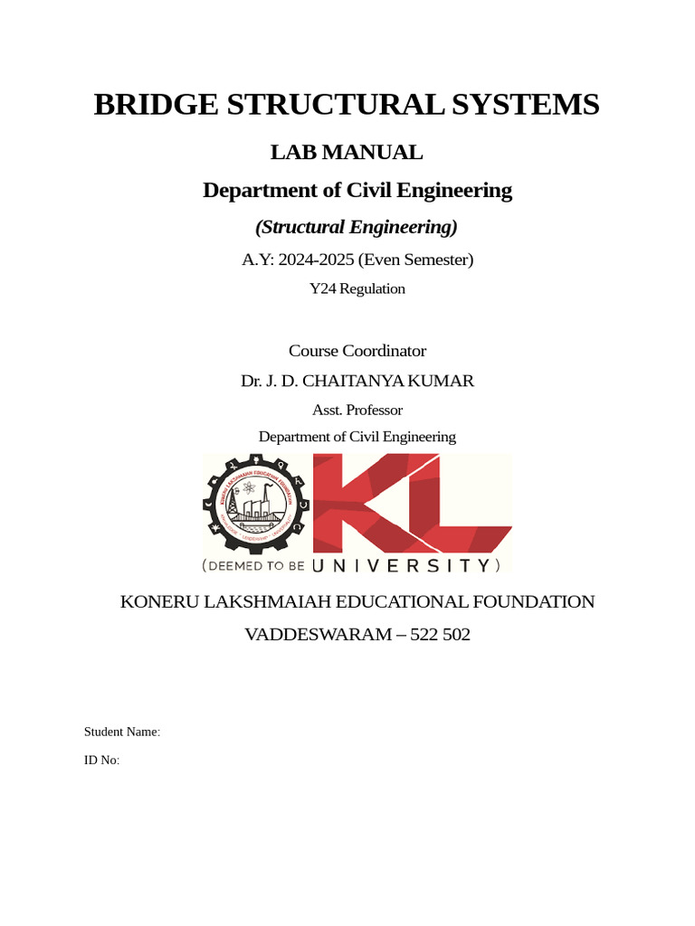 Bridge Structural System Cover Pages | PDF