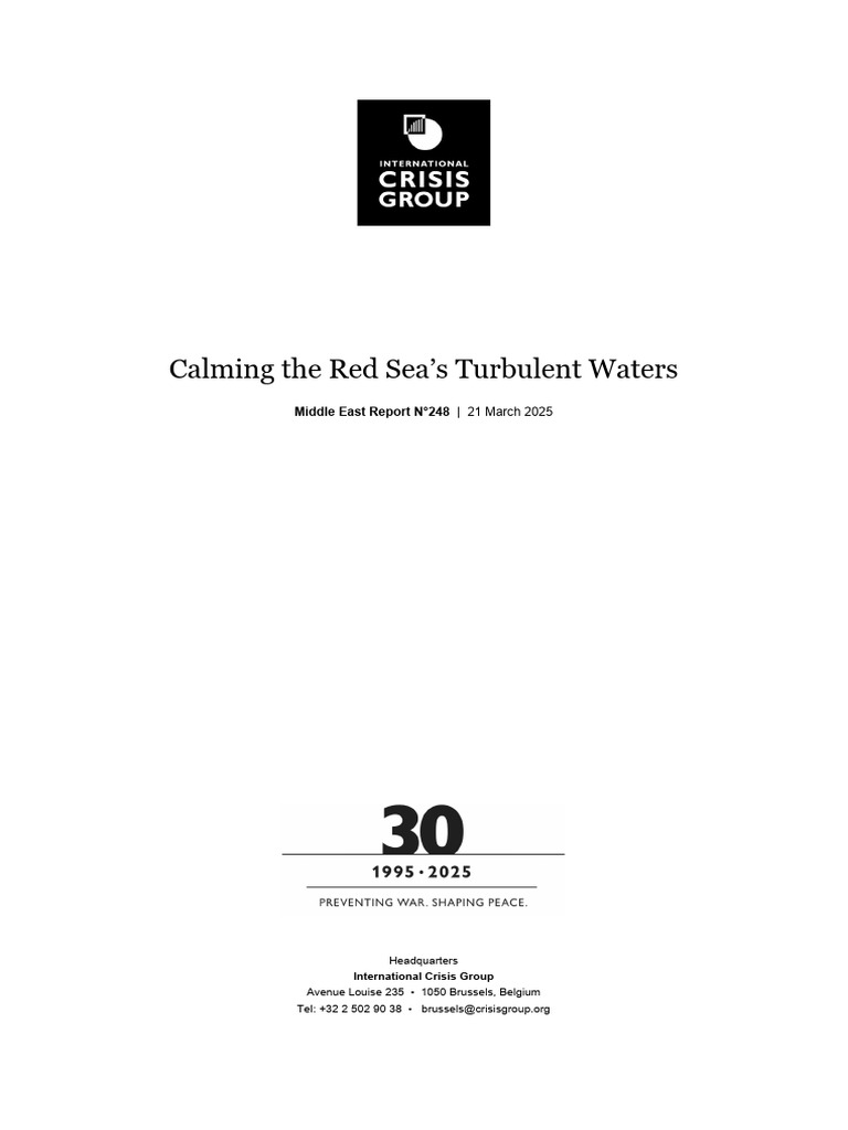 Red Sea Conflict: U.S.-Houthi Tensions | PDF | Houthis | World Politics
