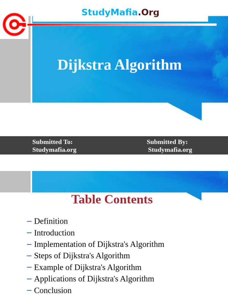 Dijkstra-Algorithm Ppt 2 | PDF | Computational Problems | Algorithms ...