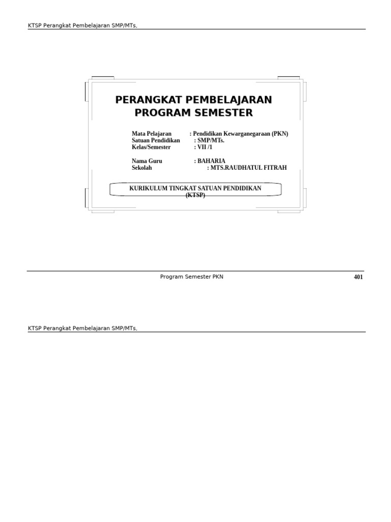 Promes SMP PKN | PDF