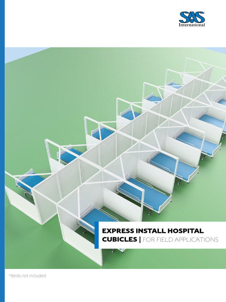 Express Install Hospital Cubicle Brochure | PDF | Metals | Building Materials