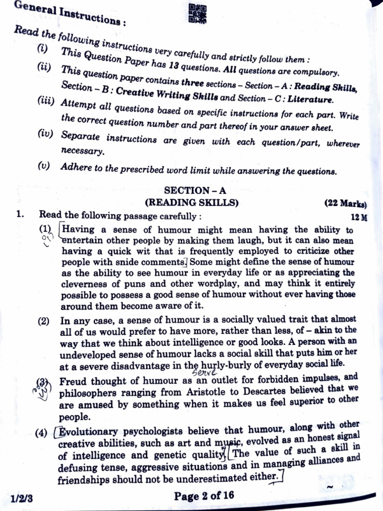 English Core 301 CBSE 24 25 | PDF