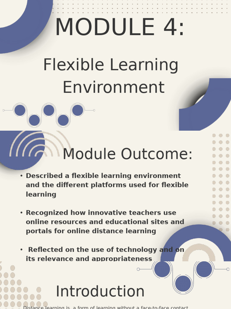 Flexible Learning Environment Overview | PDF | Social Networking ...