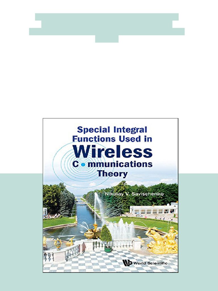 (Ebook) Special Integral Functions Used in Wireless Communications ...