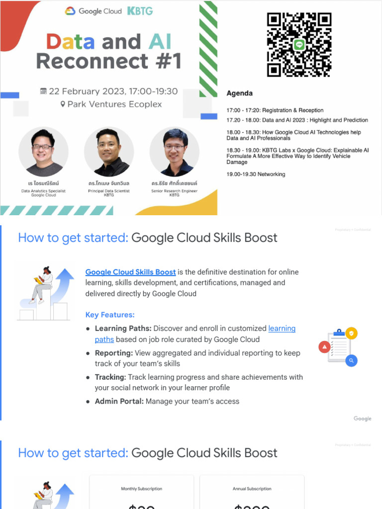 Google x KBTG Data and AI Reconnect 1 [to Share] | PDF | Cloud Computing | Artificial Intelligence