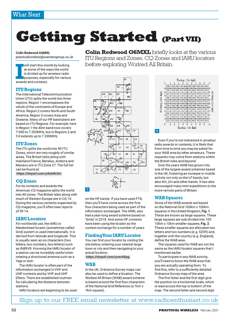 Practical Wireless 2021-02 QTH-zones | PDF | High Frequency ...