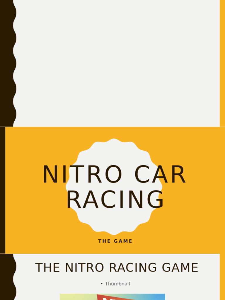 Nitro Car Racing Game Overview | PDF
