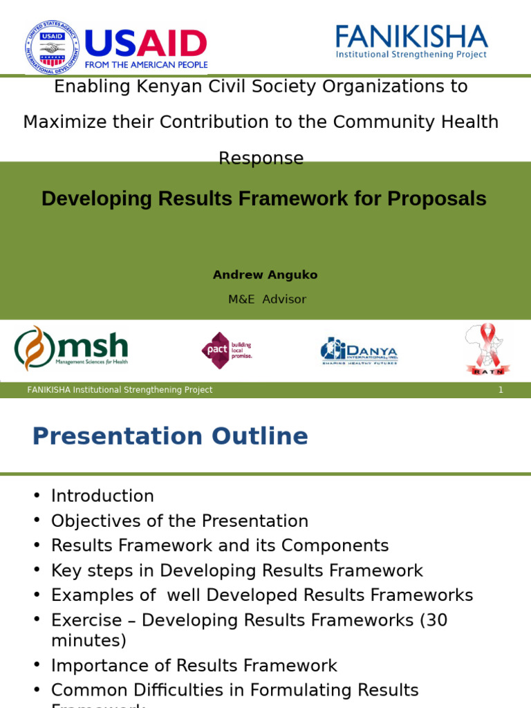 Developing Results Frameworks for CSOs | PDF | Hypothesis | Causality