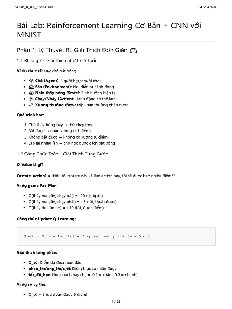 05 Bailab Rl Lab Tutorial | PDF