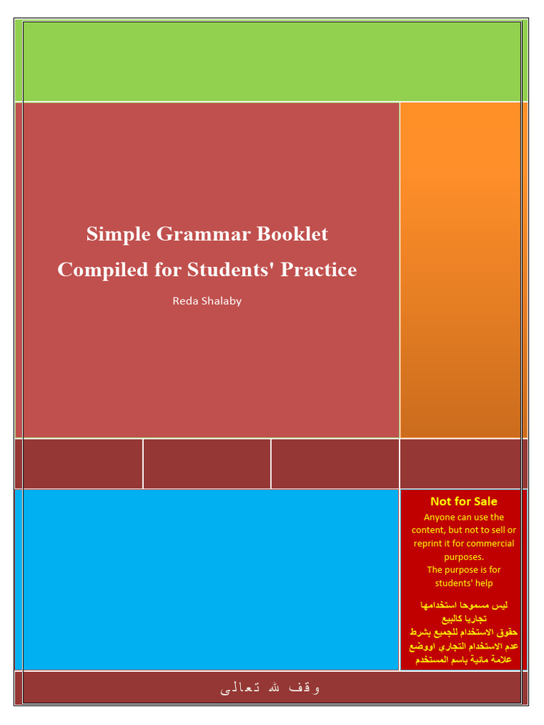 Simple Grammar Guide for Students | PDF | Subject (Grammar) | Verb