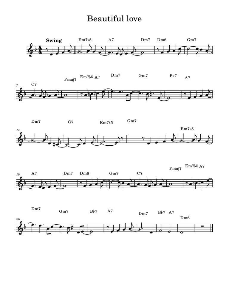 Beatiful Love | PDF
