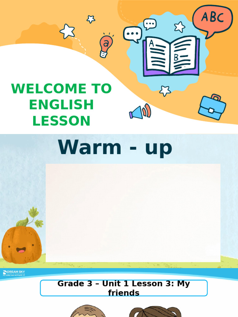 Grade 3 English Lesson: My Friends | PDF