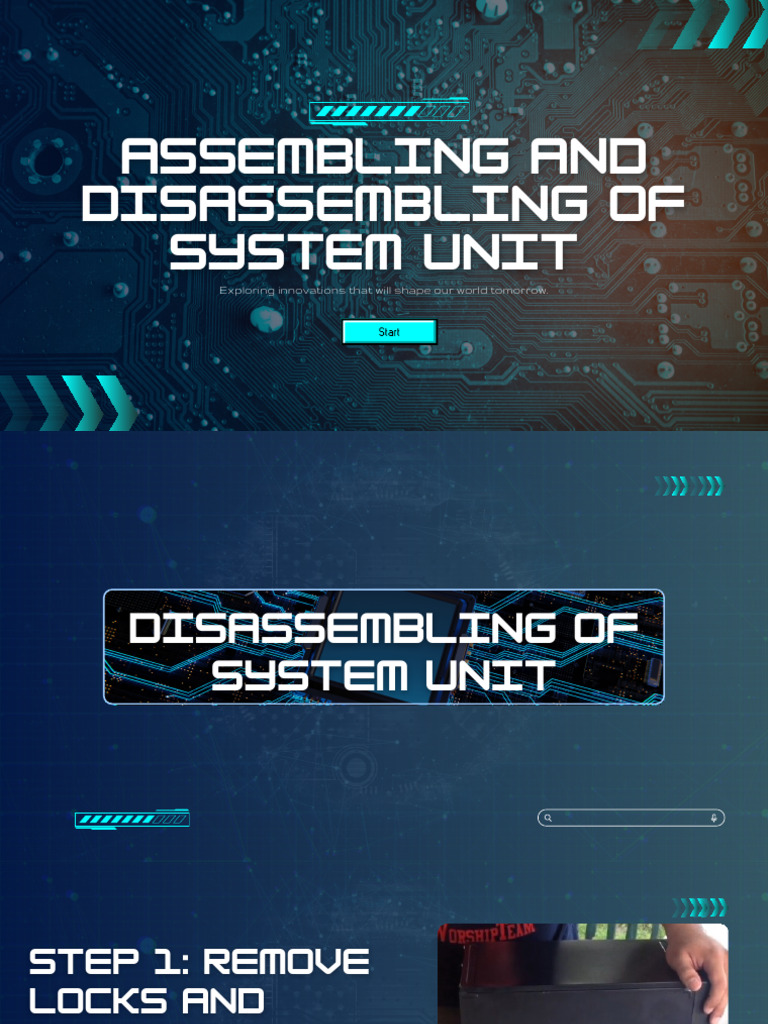 Assembling and Disassembling of System Unit | PDF | Electrical Connector | Computer Hardware