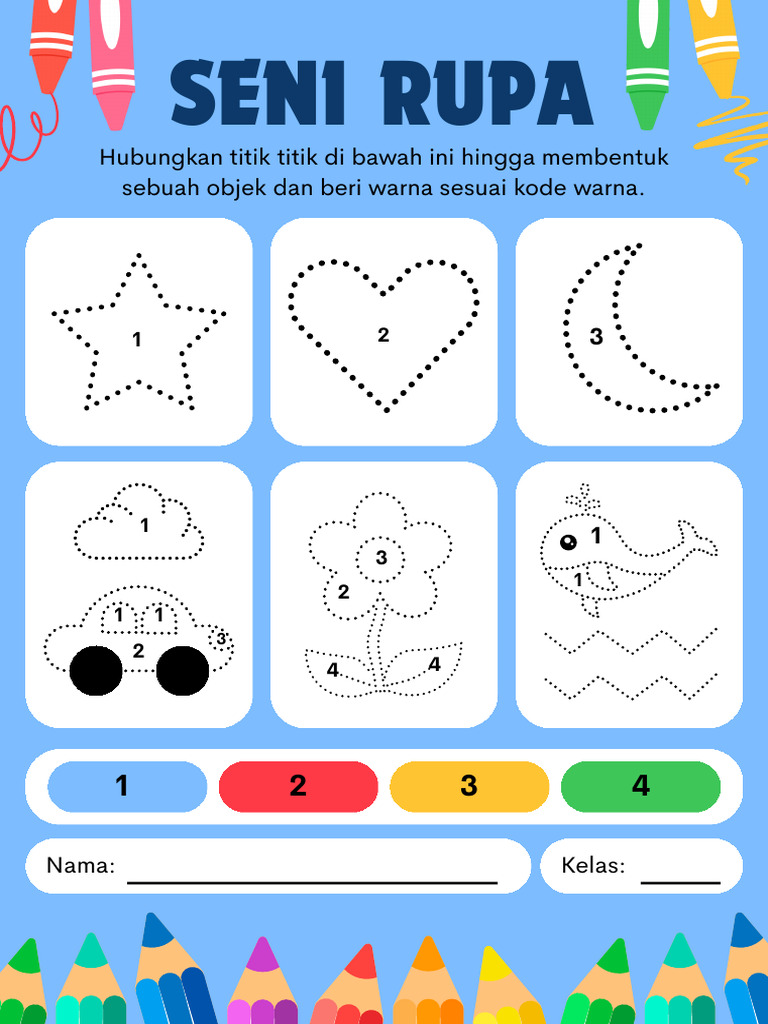 Seni Rupa Menebalkan Garis Dan Mewarnai Lembar Kerja Biru Putih Minimalis_20250930_180606_0000 | PDF