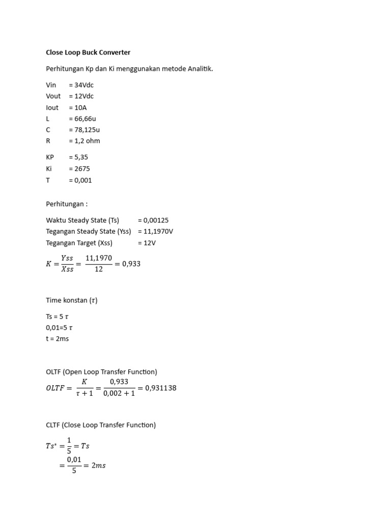 Buck Converter | PDF