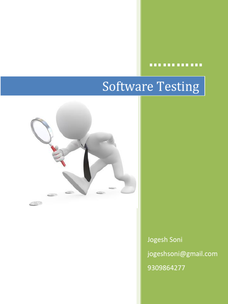 Software Testing Notes-By Jogesh Soni | PDF | Software Testing | Agile ...