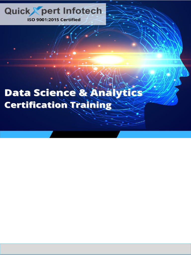Data Science and Analytics | PDF | Deep Learning | Statistics