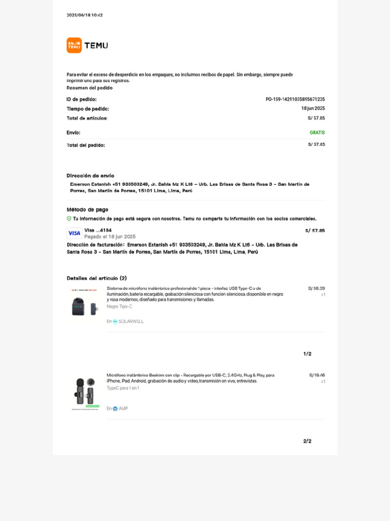 Temu Web Document | PDF