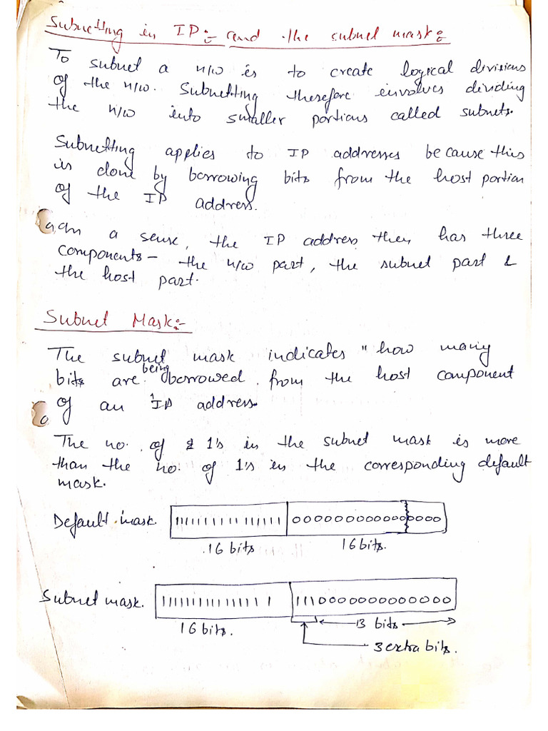Computer Network Handwritten Notes - Sandeep Final-3 | PDF