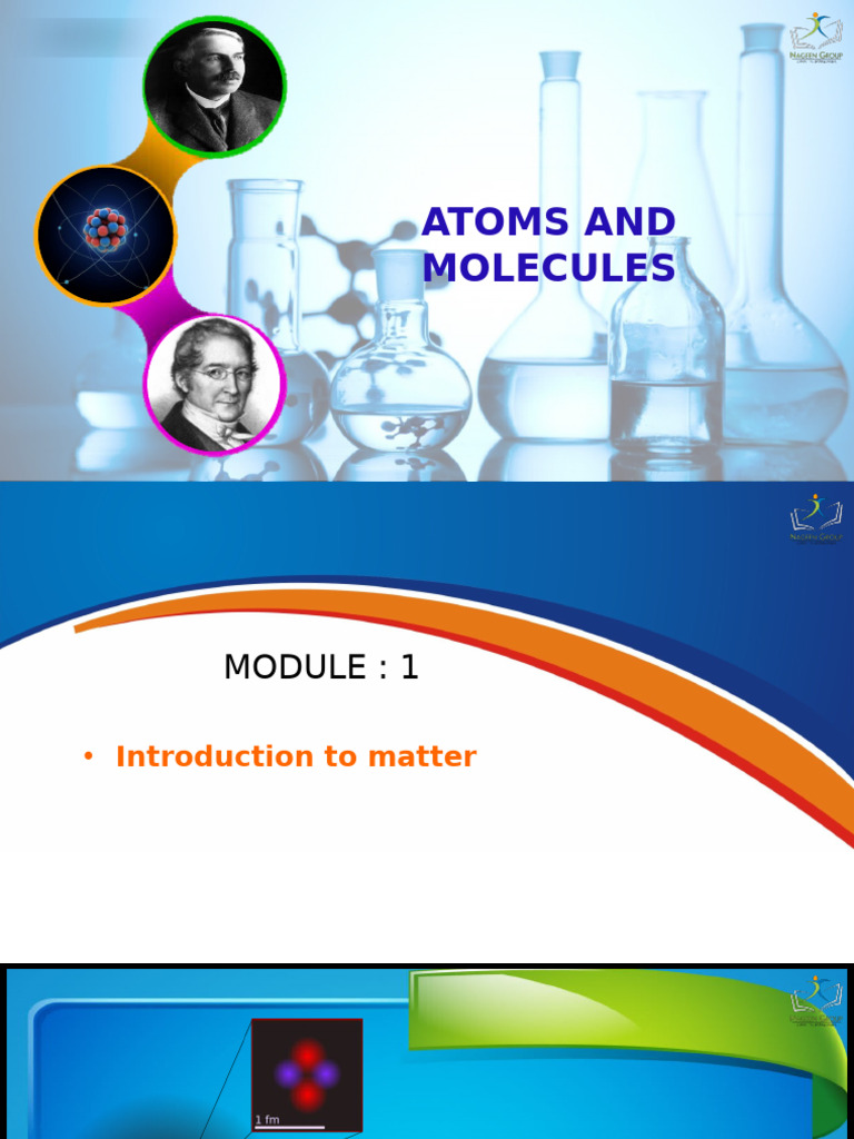 CLASS 9 Science (Chemistry) PPT Chapter 3 Atoms and Molecules - Pptx ...