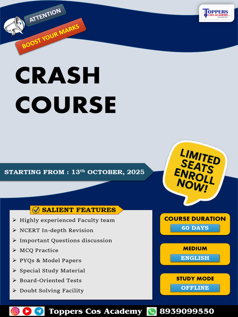 Crash Course 1 | PDF