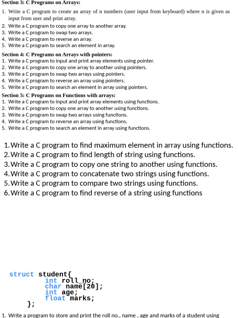 Problem Sets | PDF | Pointer (Computer Programming) | String (Computer ...