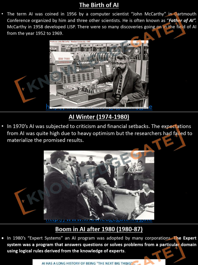History of AI: Key Milestones | PDF