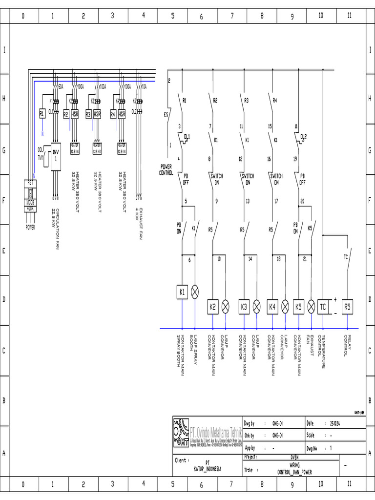 Box Panel Paint Booth Wiring Power N Control-Oven | PDF
