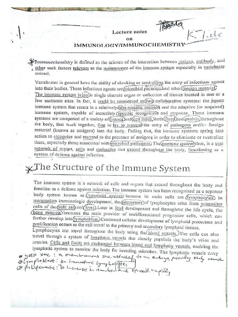 Immunochemistry MBH 331 | PDF