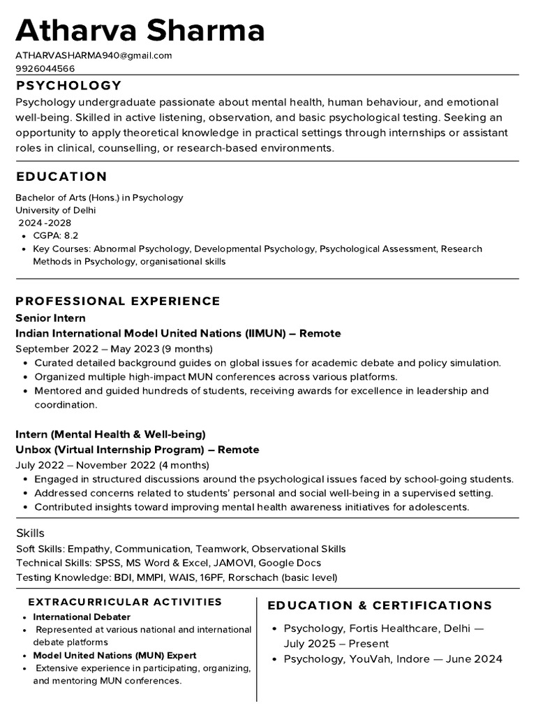 Resume | PDF