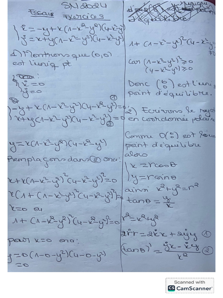 Essaie de Equation Diff 2025 | PDF