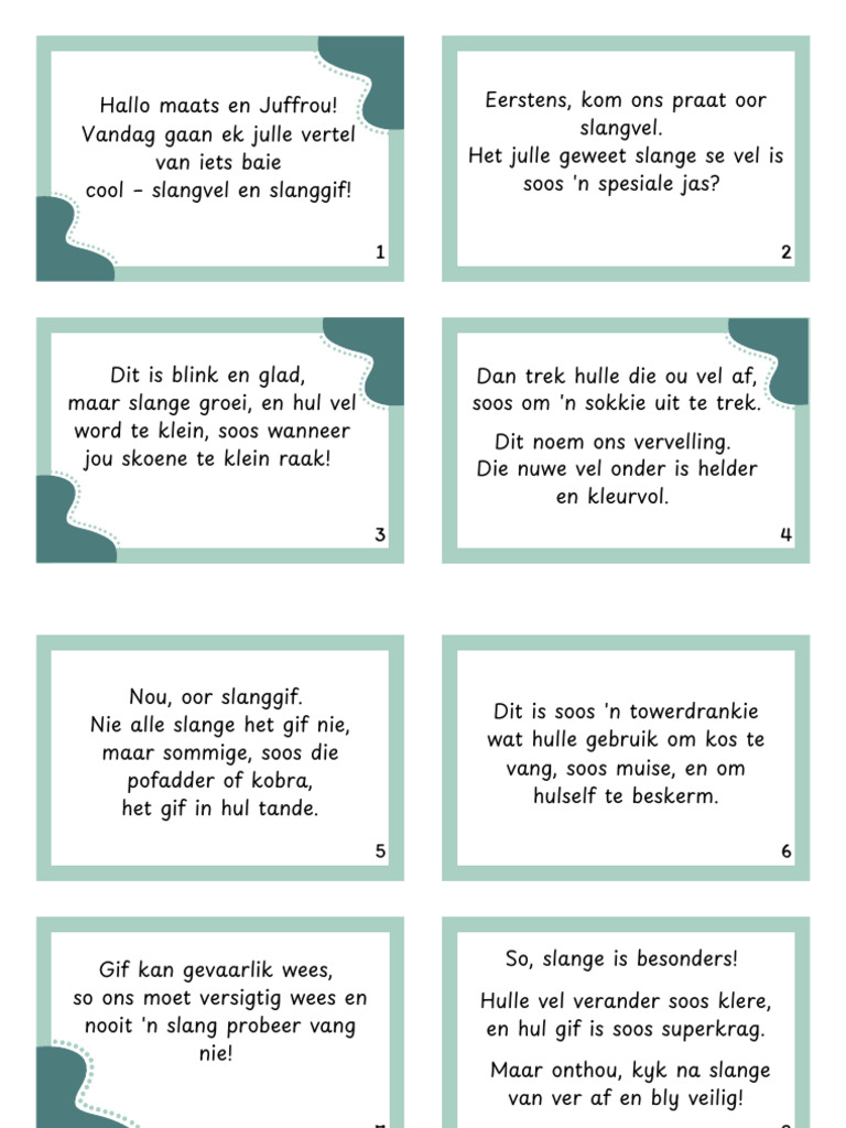 Language Arts Literary Terms Flashcard in Light Green Minimalist Style ...