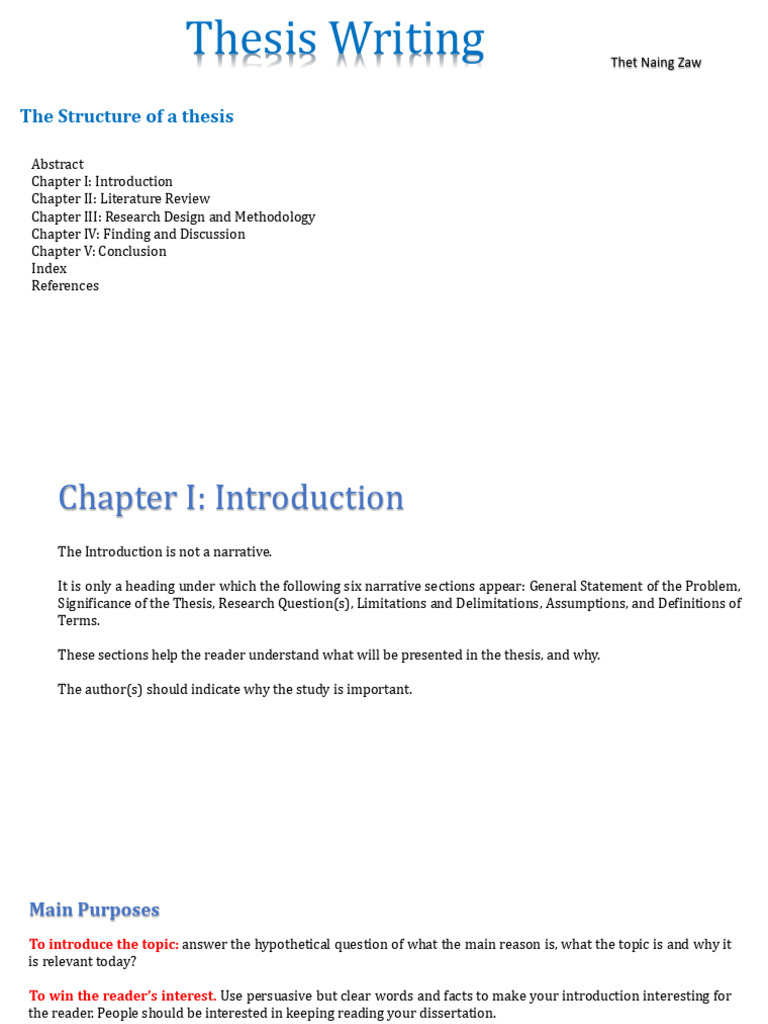 Essential Guide to Thesis Writing | PDF | Methodology | Survey Methodology